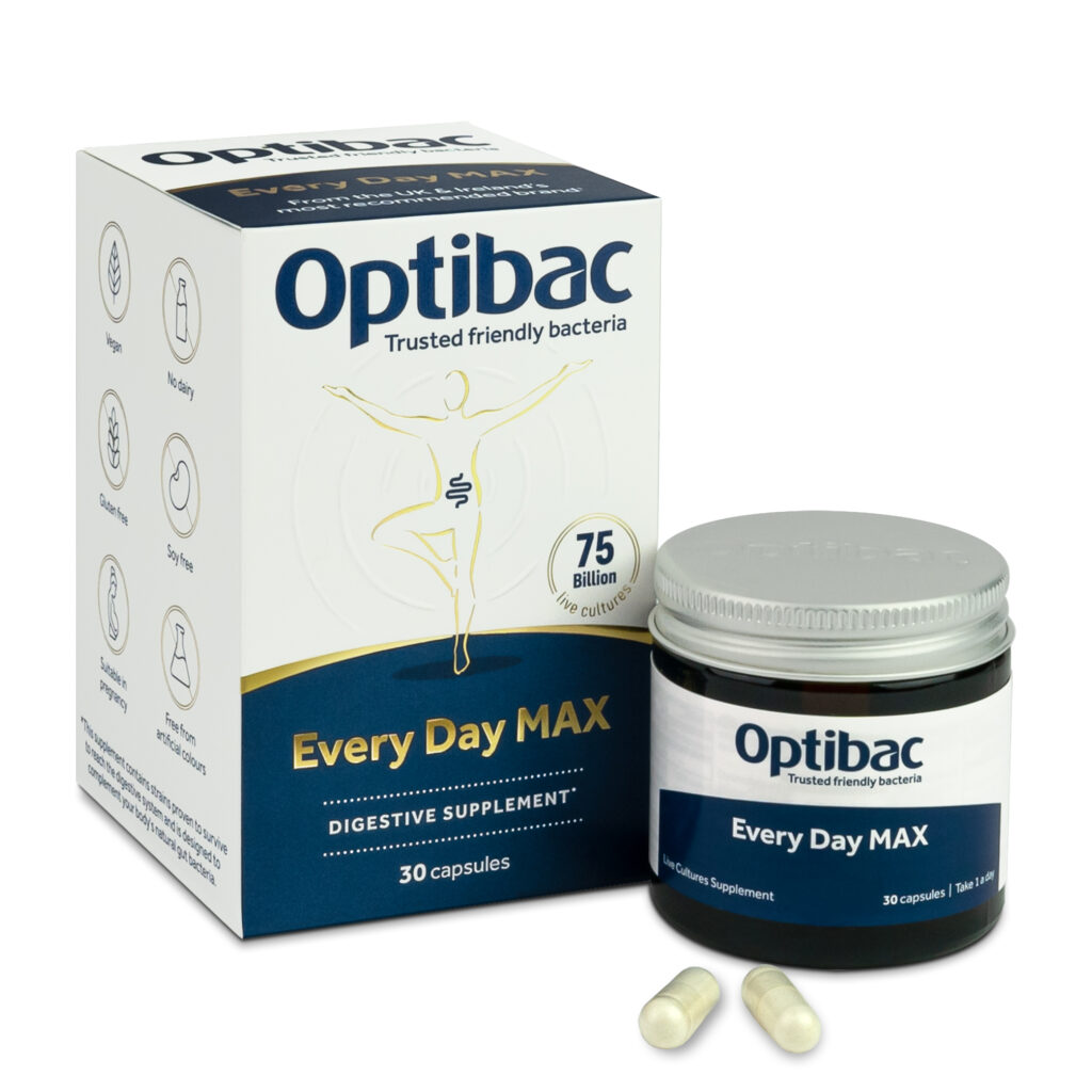 Optibac Every Day Max 30 capsules UK | Buy Online at Bodywise Health Foods
